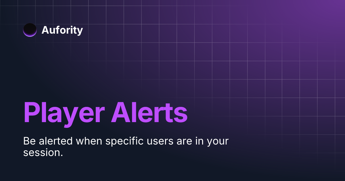 Player Alerts | Shulkerbox